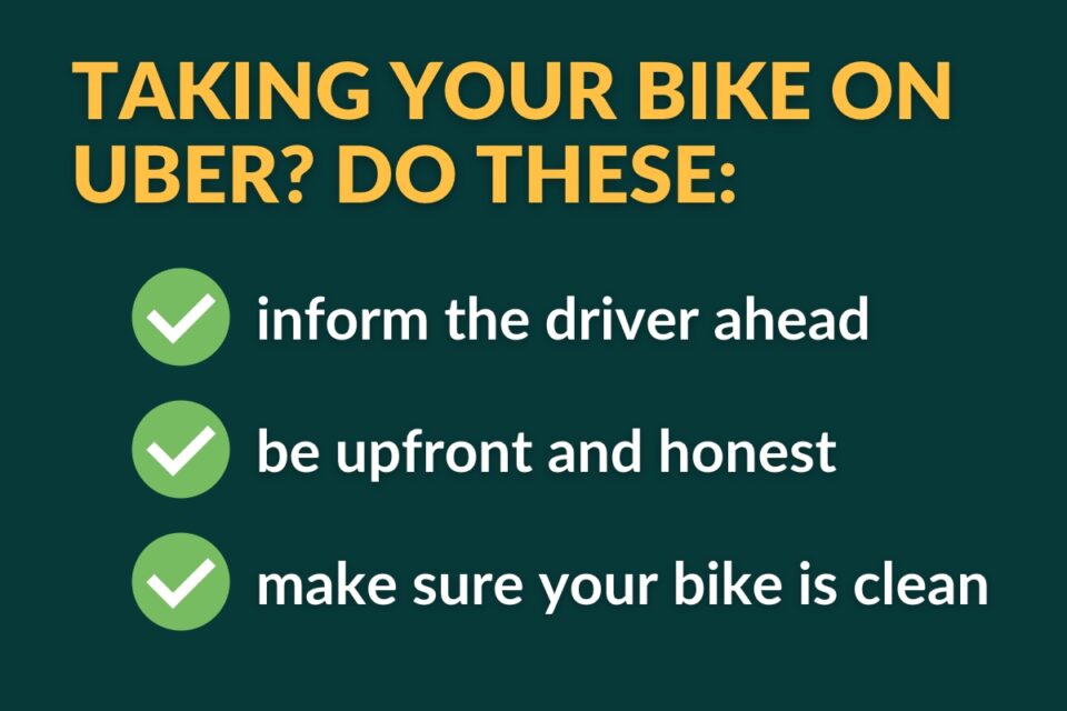 Can I Bring My Bike on Uber? (BICYCLE RULES EXPLAINED)