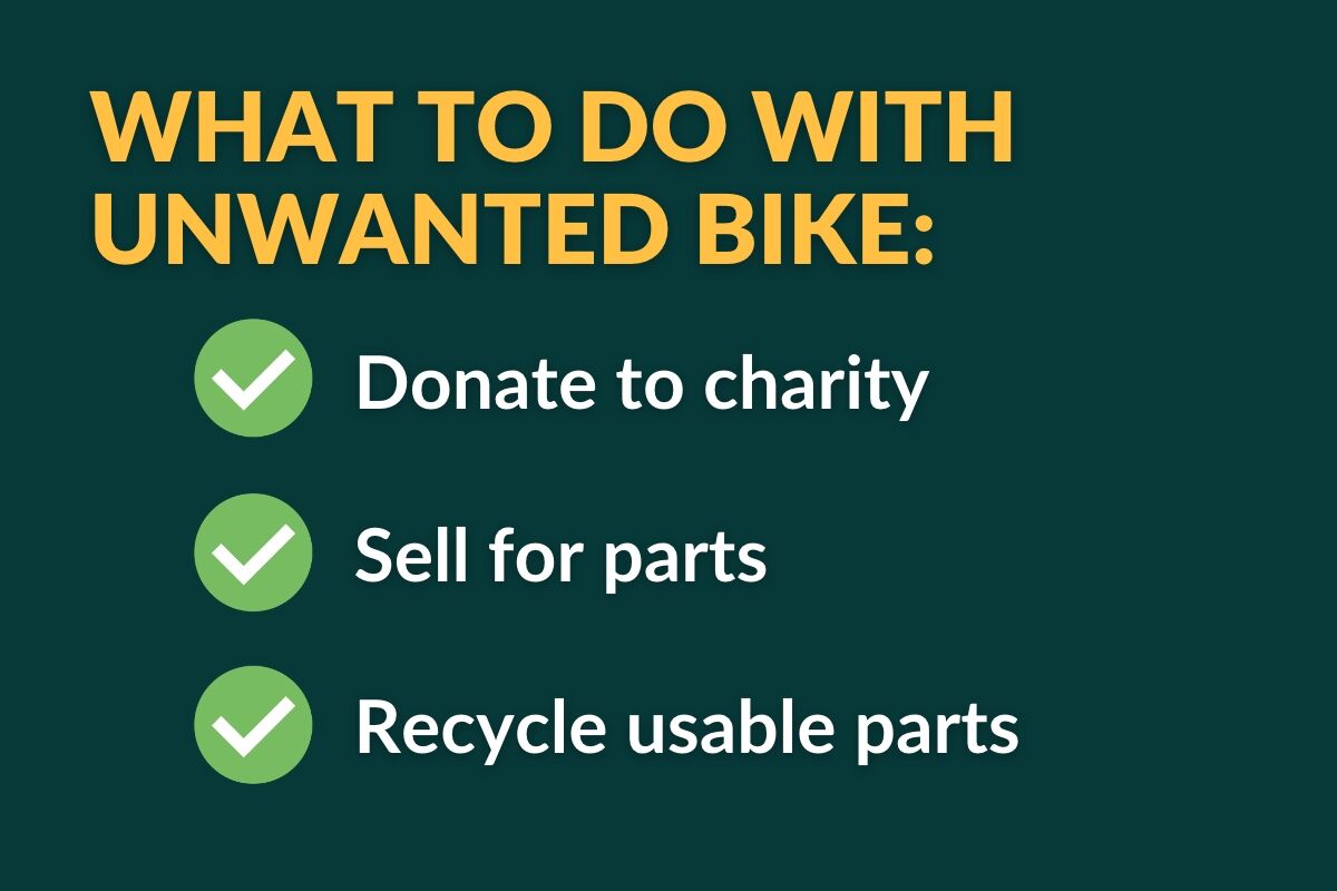 What to Do with Old Bikes: Repair, Recycle or Donate?