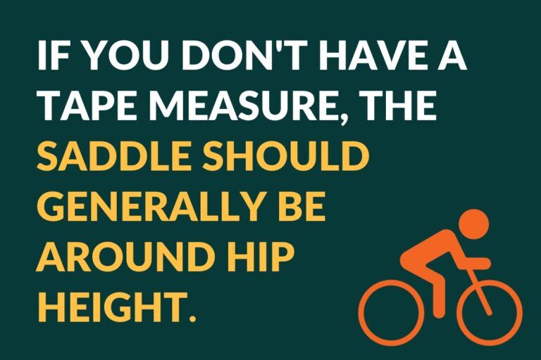 Bike Seat Height Chart The Easy Guide