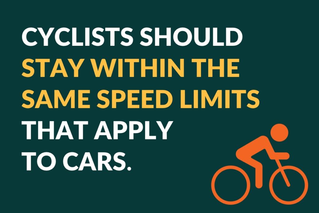 Do Cyclists Have to Obey Speed Limits?