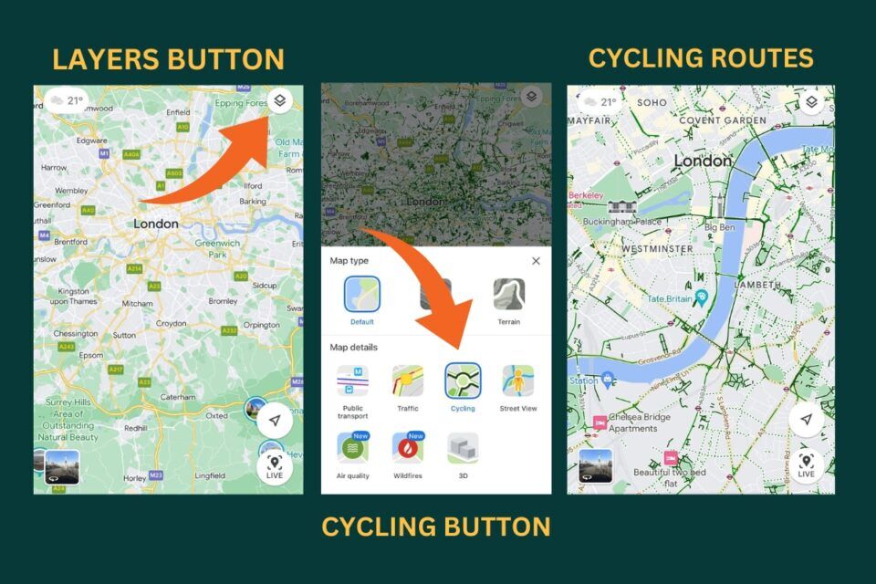 How to Show Bike Lanes on Google Maps (+ Activate Cycling Mode)