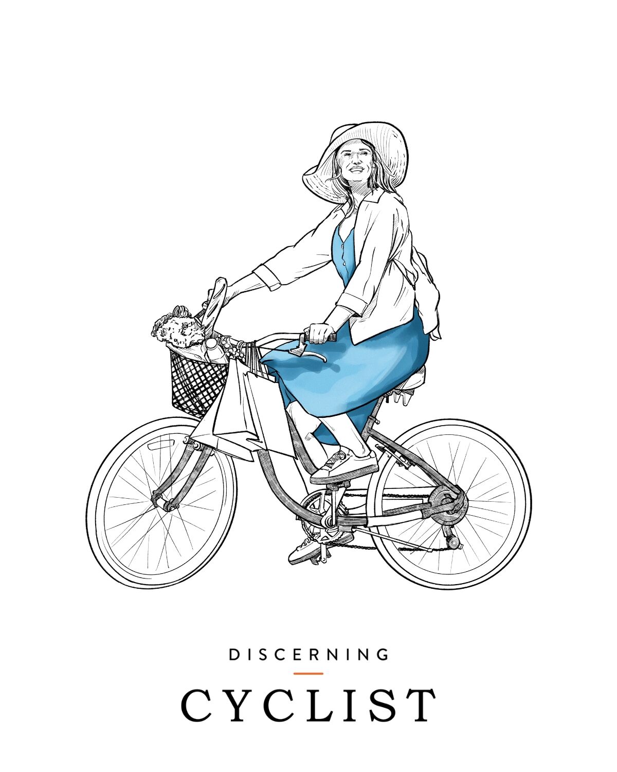 Cyclist Illustrations: 22 Beautiful Drawings of People on Bicycles