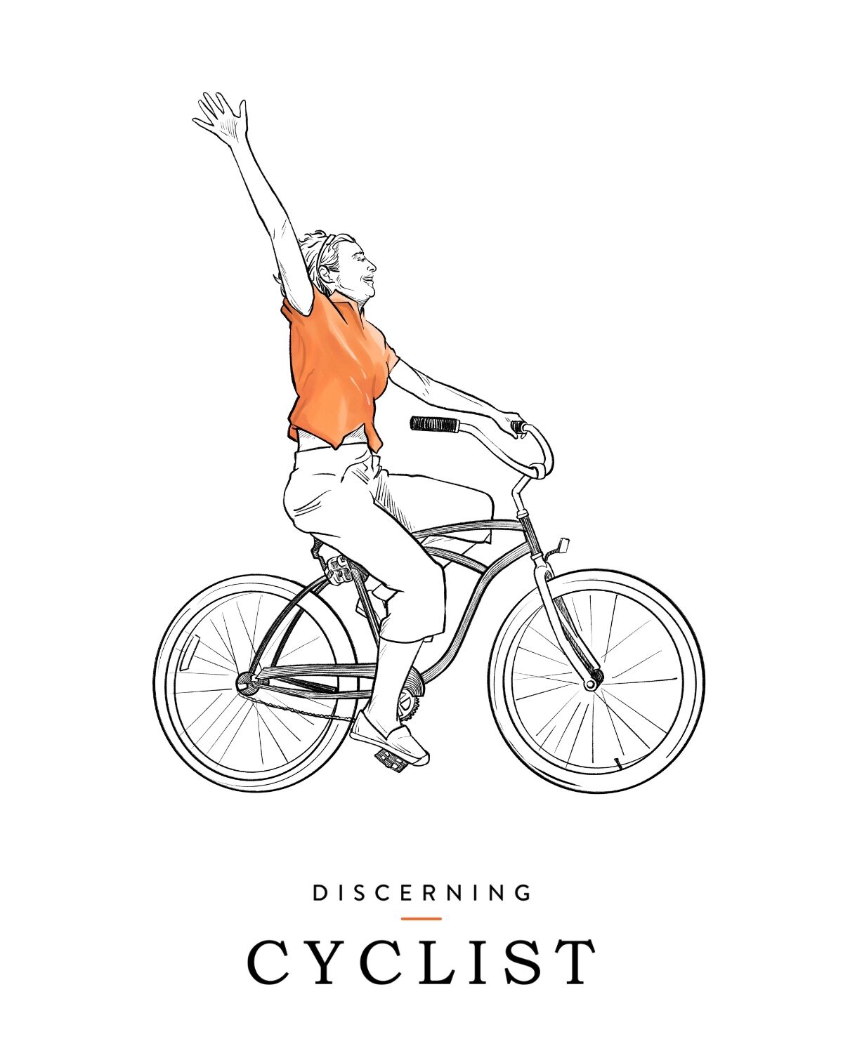 Cyclist Illustrations: 22 Beautiful Drawings of People on Bicycles
