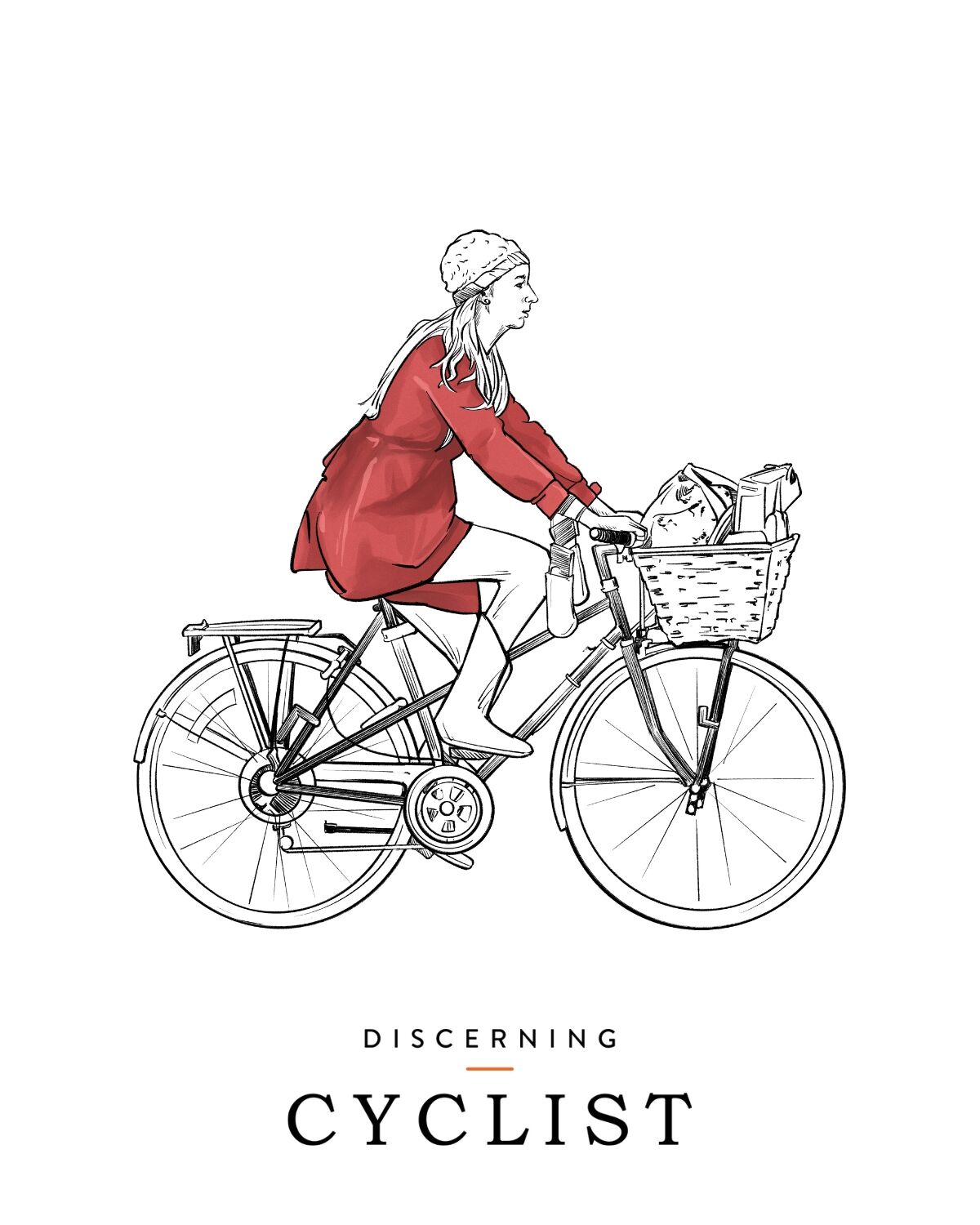 Cyclist Illustrations: 22 Beautiful Drawings of People on Bicycles