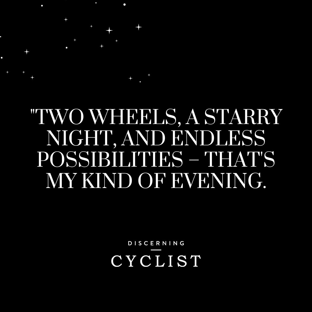 20 Evening Bike Ride Quotes to Inspire Night Riders
