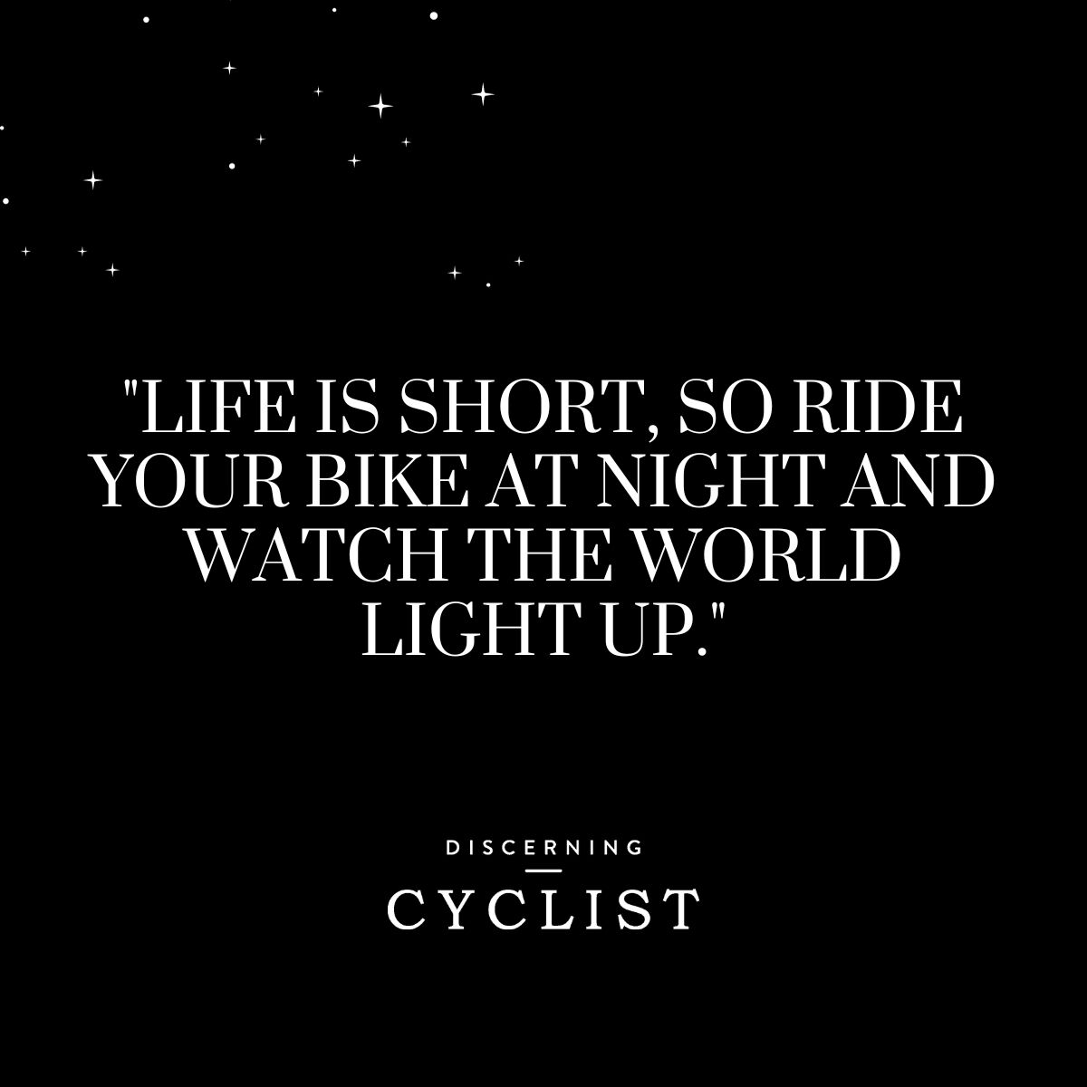 20 Evening Bike Ride Quotes to Inspire Night Riders